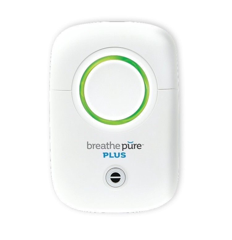 Breathe Pure PLUS Portable Plug-In Air Purifier Hepa Filter Ionic ...