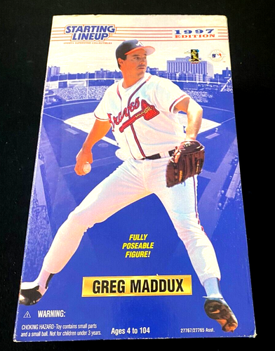GREG MADDUX 12 INCH STARTING LINEUP FULLY POSEABLE FIGURE NEW NEVER ...
