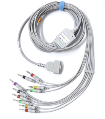 GE Marquette MAC 1600 MAC 2000 EKG Cable 10 Leads Banana AHA - Same Day ...