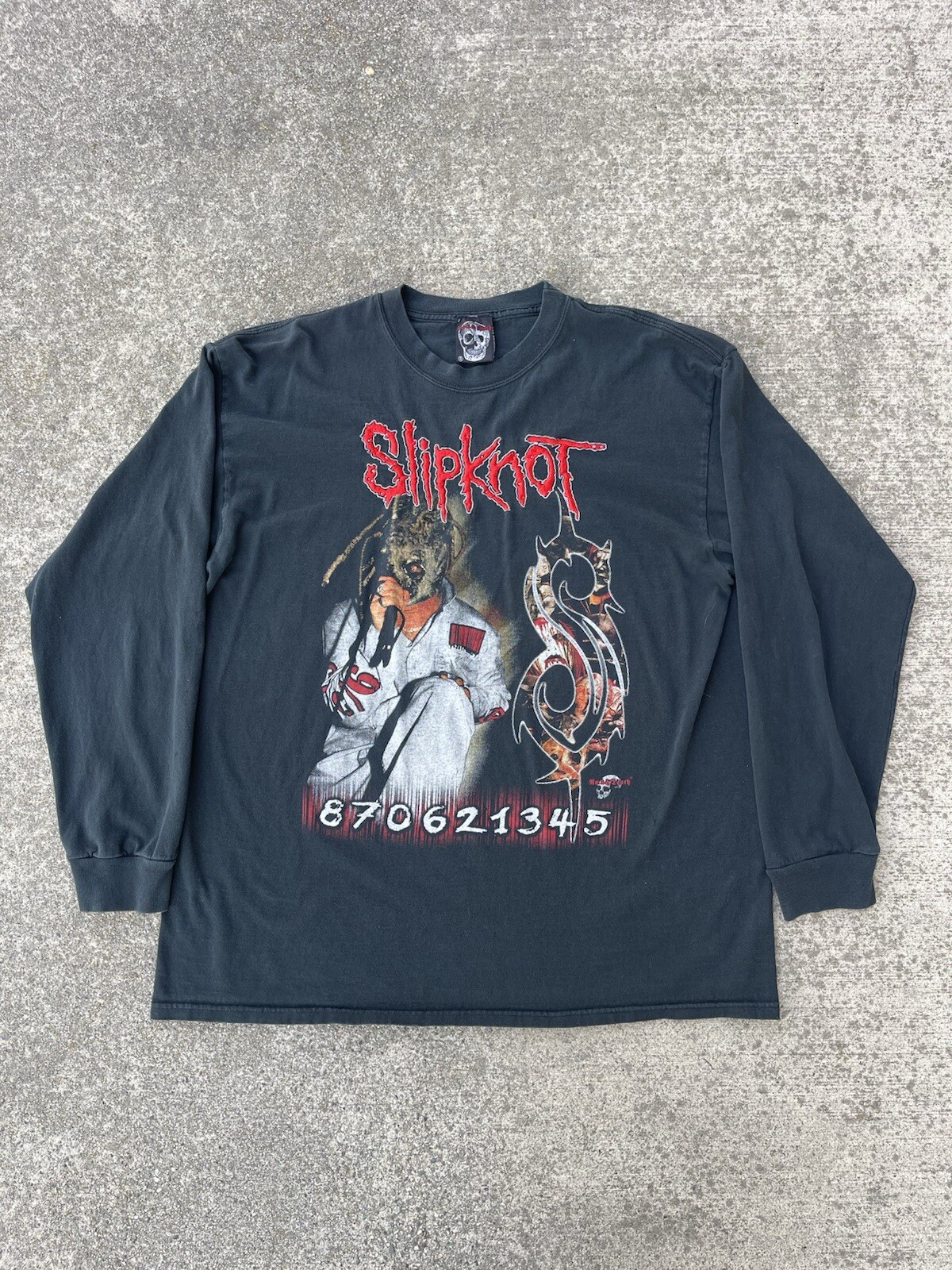 Early 2000’s Slipknot Rock & Death Embroidered Long S… - Gem