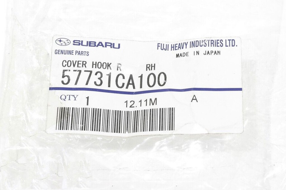 OEM 2013-2020 Subaru BRZ Rear Right Side Bumper Tow Eye Cap Cover NEW ...