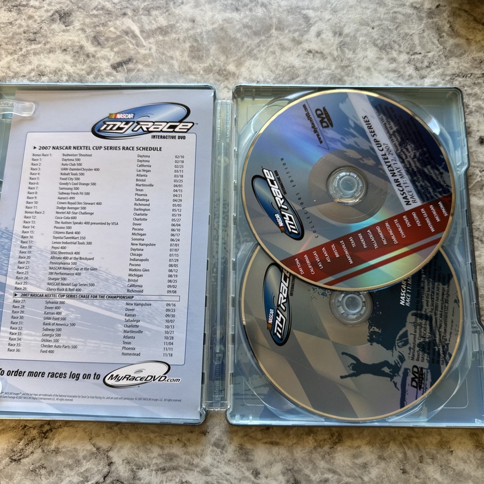 DVD NASCAR My Race Interactive 2007 Metal Case Collectors Edition | eBay