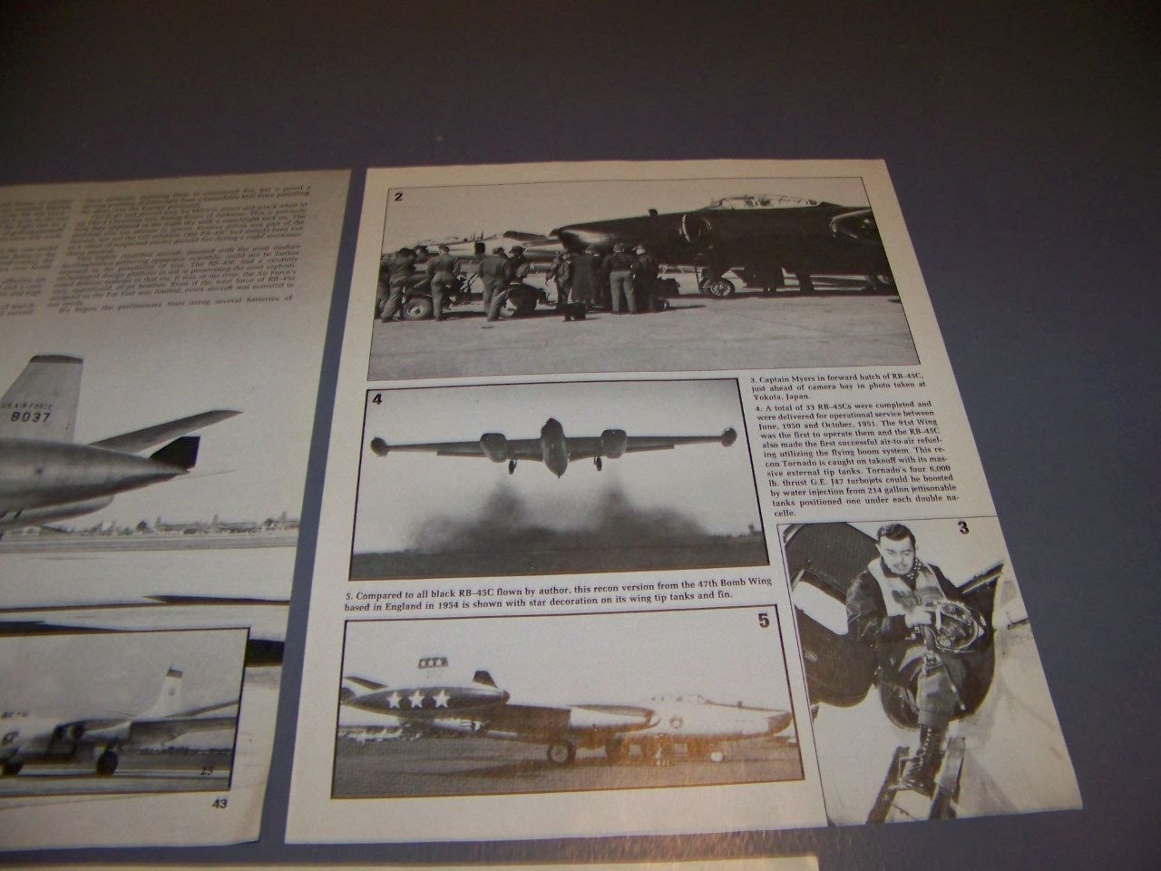 VINTAGE..N.A. RB-45 TORNADO HISTORY..HISTORY/PHOTOS/DETAILS..RARE ...