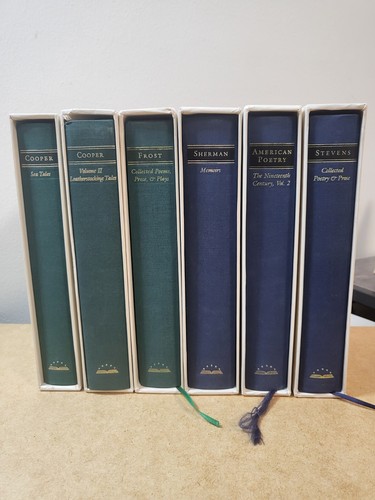 Library of America, Red, Blue, Green, Various Authors, HC, Slipcase ...