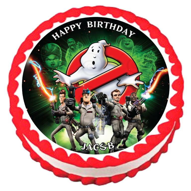 GHOSTBUSTERS Edible Cake topper Party image | eBay