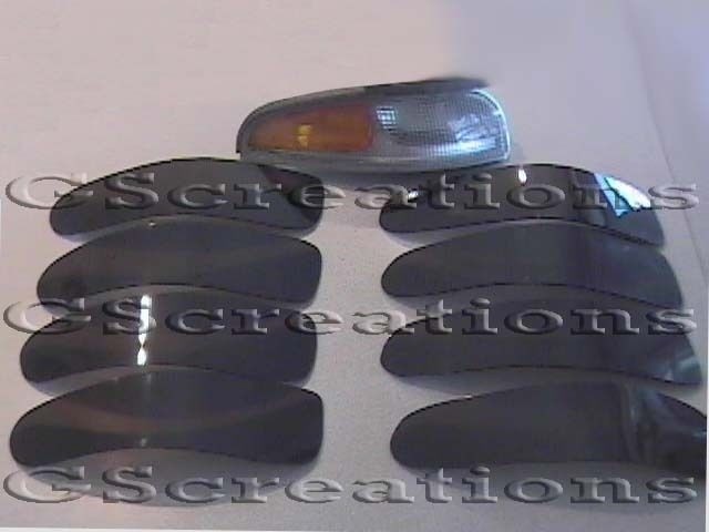 Front Blackout Kit For The C5 Corvette * Blackouts Z06 ZO6 Smoked Lens ...