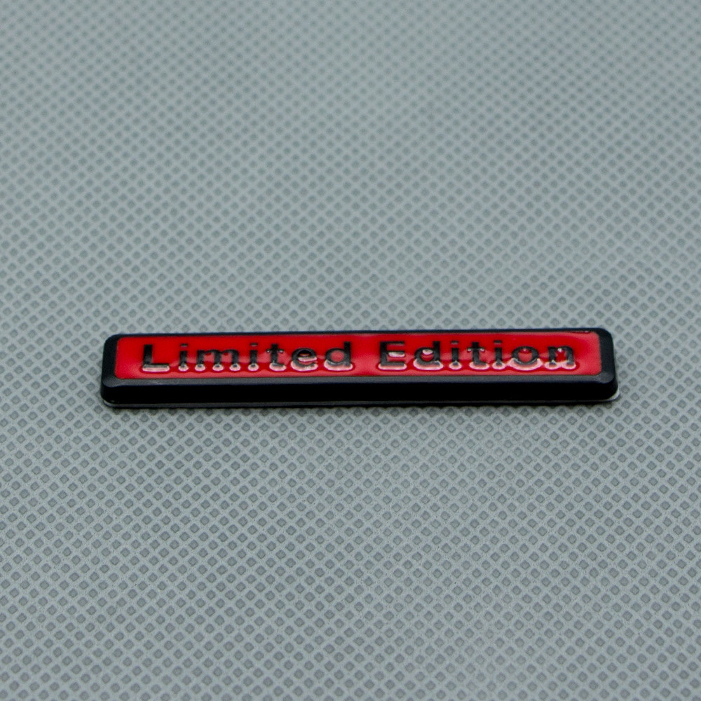 Matte Black Metal LIMITED EDITION Rear Trunk Emblem 3D Sport Logo Badge ...