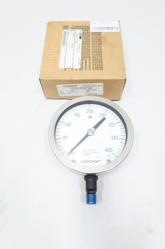Ashcroft 45-1009-S-02L-400# 4-1/2in 1/4in 0-400psi Npt Pressure Gauge ...