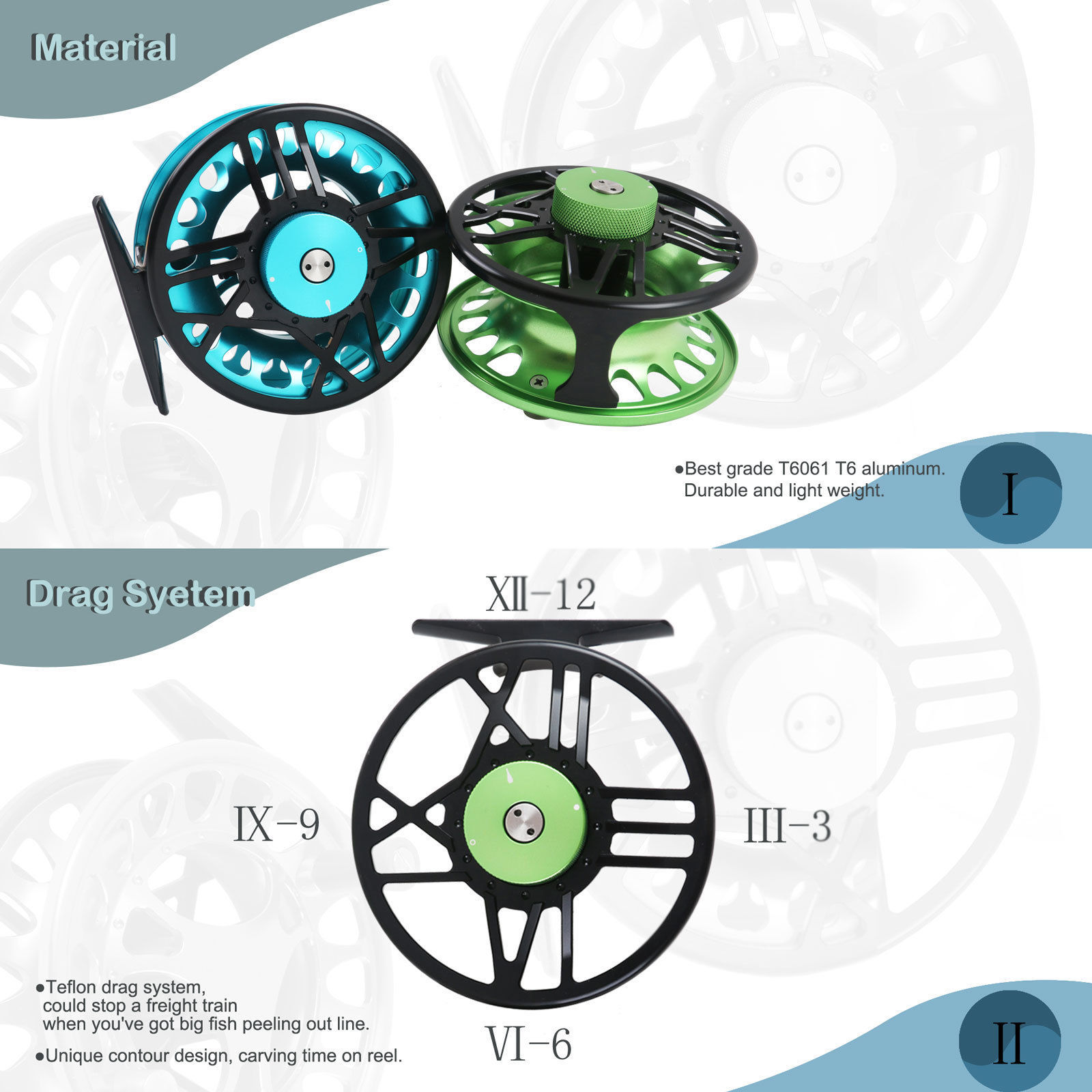 Maxcatch Fly Reel Timefly 5/6/7/8WT Large Arbor Aluminium Fly Fishing ...