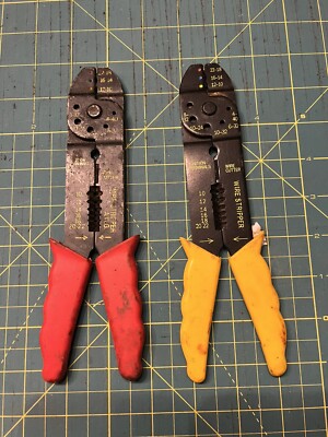 2 x Vintage ELECTRICIAN’S TOOL Wire Stripper Crimper Cutter | eBay