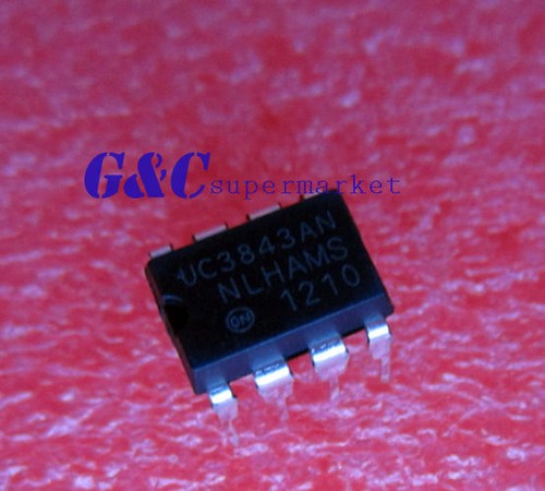 2PCS IC UC3843AN 3843 ON REG CTRLR BST FLYBK PWM 8PDIP NEW | eBay.de