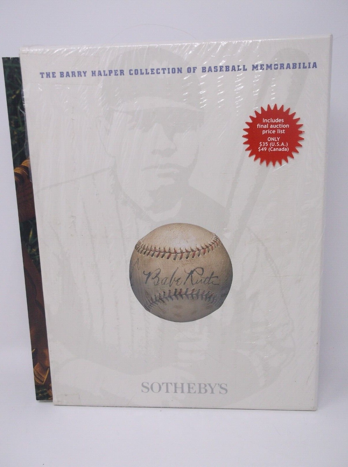 Sotheby's 1999 Barry Halper Collection of Baseball Memorabilia ...