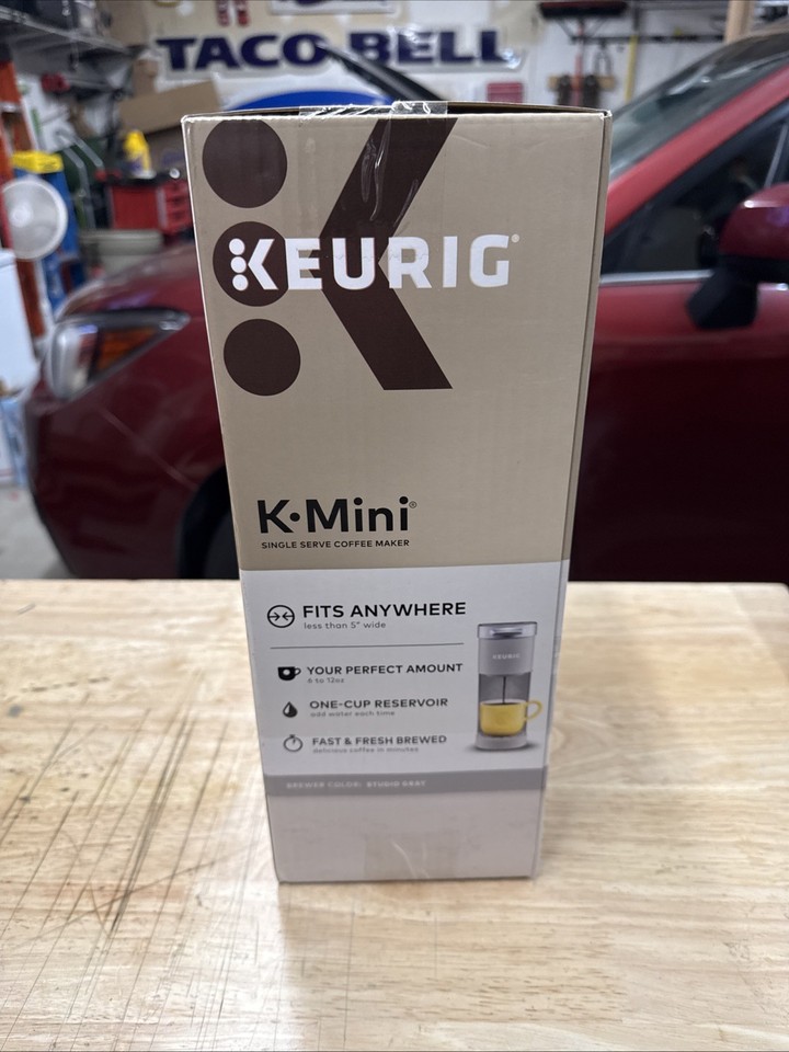 Keurig K-Mini Single Serve K-Cup Pod Coffee Maker - Studio Gray - New ...