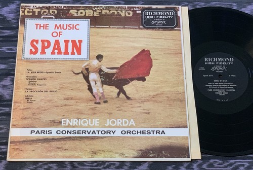 LP Excellent The Music of Spain Enrique Jorda Falla Turina Albeniz ...