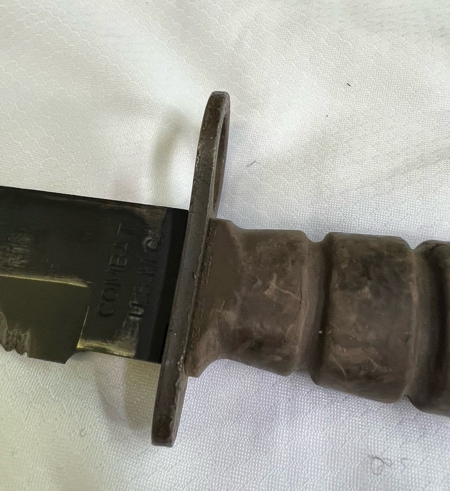 Us GI USMC Issued Military Ontario Knife Co OKC 3S Bayonet Combat W ...