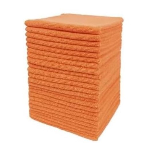 Professional Extra-Thick Microfiber Cleaning Cloth 240 Pack Orange (300 ...