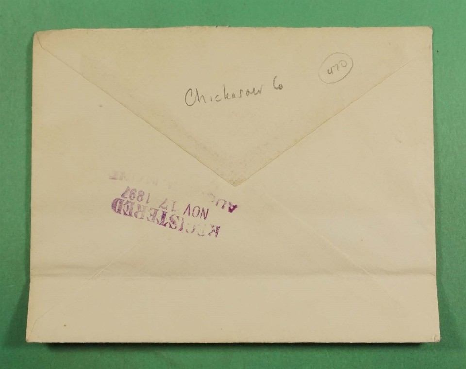 DR WHO 1897 REGISTERED HOULKA MS TO AUGUSTA ME R29734 | eBay