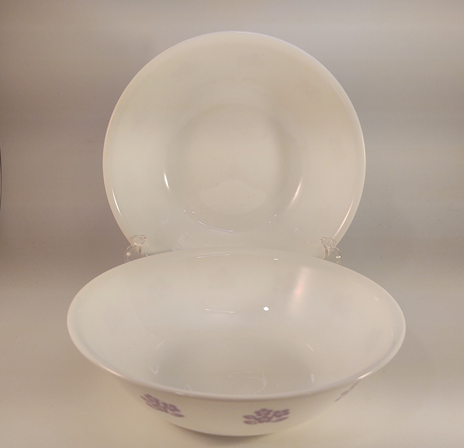 Set of 2 Corelle Corning Forget-Me-Not Round Vegetable Serving Bowls | eBay