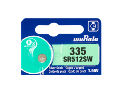 Murata 335 (SR512SW) Silver Oxide Watch Battery (1 Count) - Replaces ...