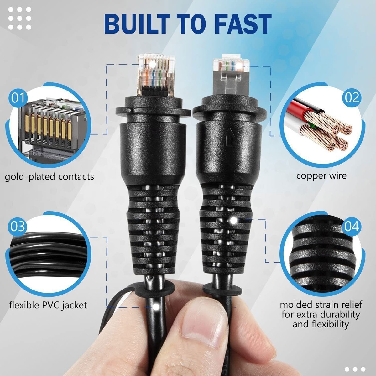 Lan Cable 010-10551-00 Network Cable 20 Foot For Garmin GPSMAP,GMR,GSD ...