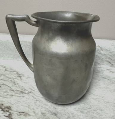 Vintage PEWTER WATER PITCHER OLD ENGLISH GENUINE PEWTER | eBay