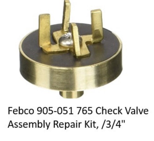 OEM Febco 905-051 765 Check Valve Assembly Repair Kit, 1/2" to 3/4 ...