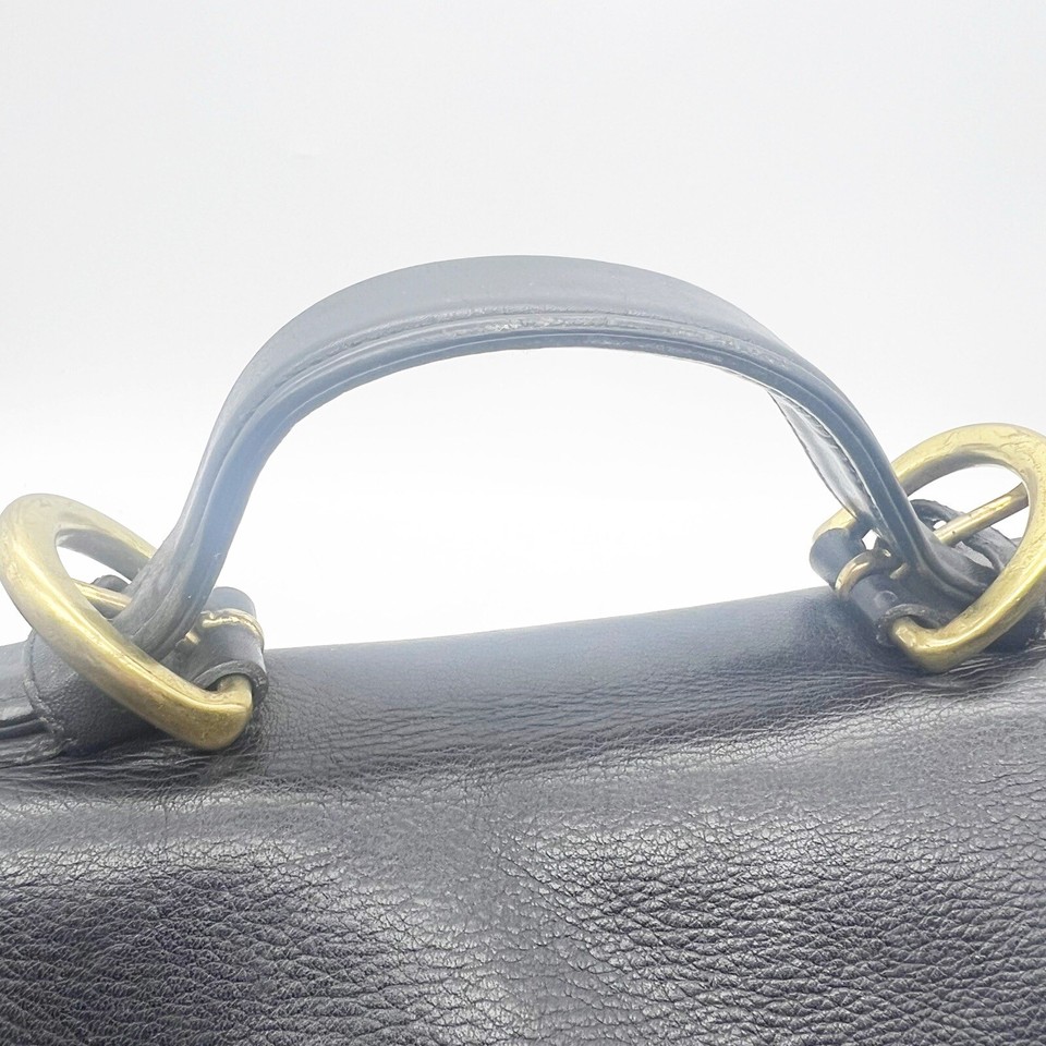 Coach Vintage - Soho Handle Bag #4158, Black + Brass, Top Handle ...