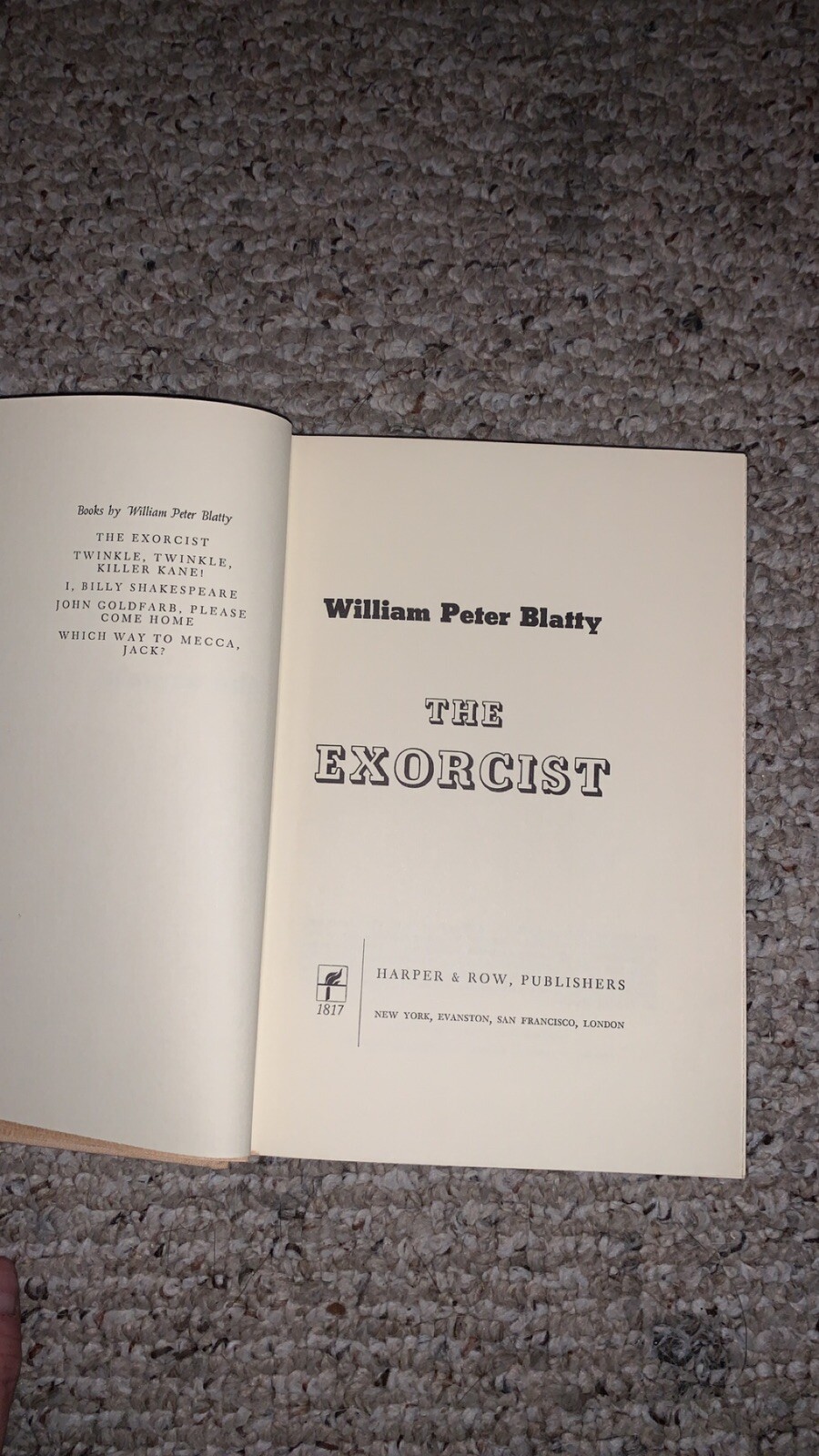 The Exorcist 1st Edition 1971 | eBay