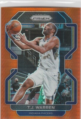 2021-22 Panini Prizm Orange Hyper TJ Warren #90 Factory Set Exclusive ...