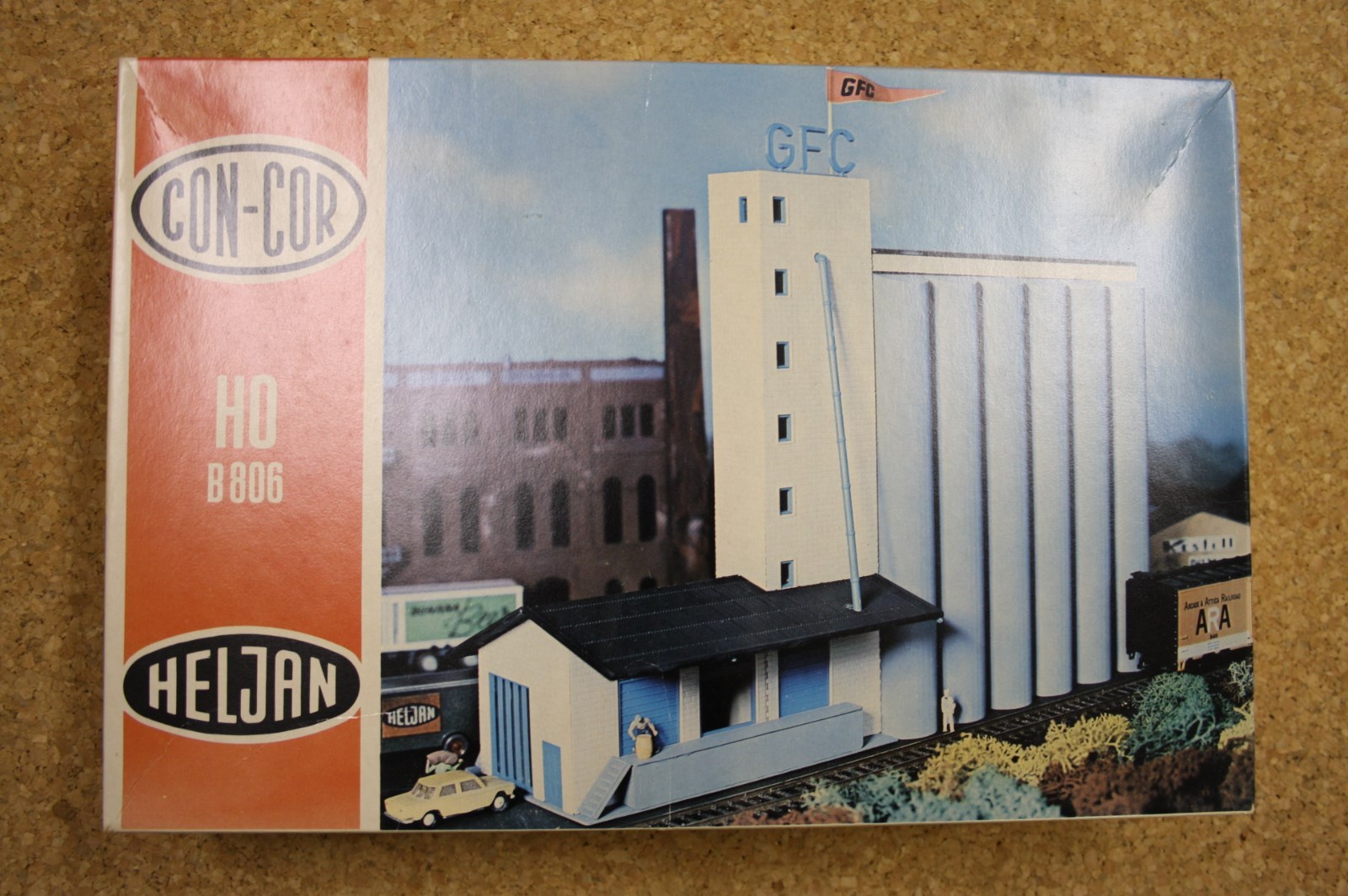 Con-Cor Heljan Grain Silo HO 1/87 | eBay