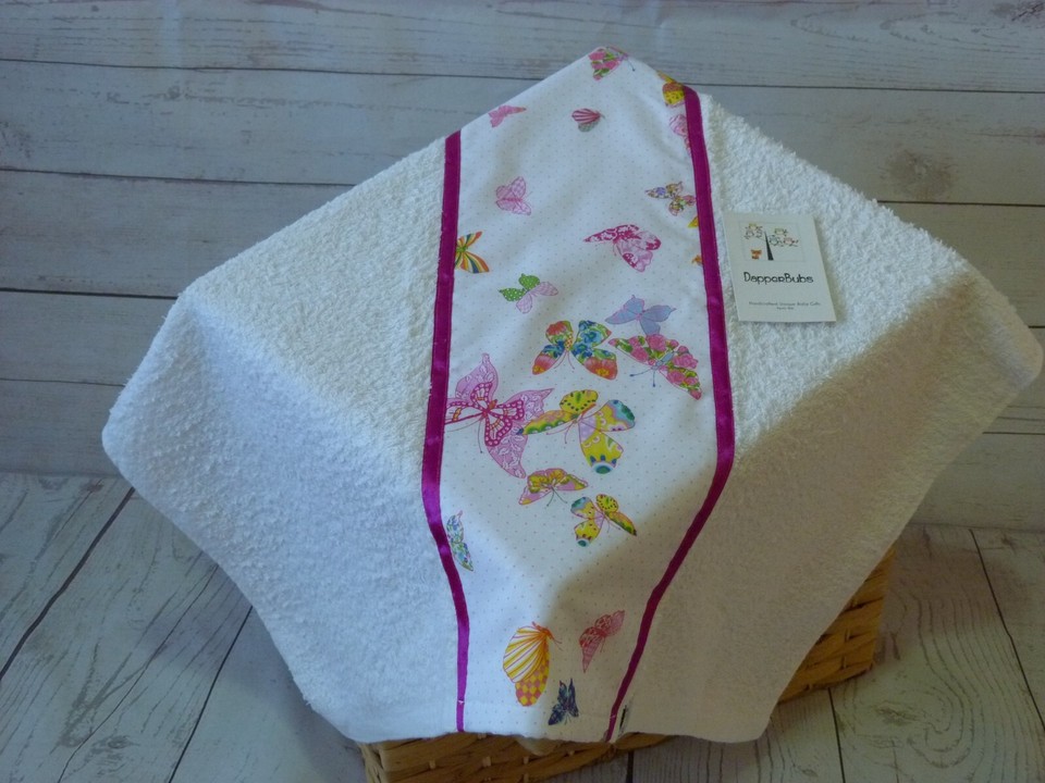 Girls Flower Baby Burp Cloths Large 60x60cm Set of 2 Baby Gift Baby ...