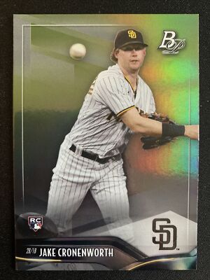 2021 Jake Cronenworth RC Bowman Platinum Rookie Card #89 San Diego ...