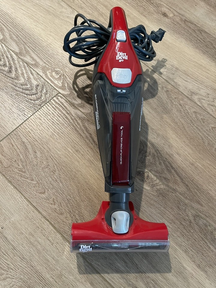 Dirt Devil Scorpion Corded Hand Vacuum Red SD30026B - Pre-owned - Works ...