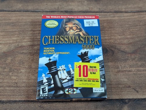 Official Chess Championship Chessmaster 9000 PC CD-ROM Windows 98/ME/XP ...