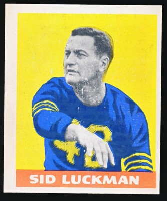 1948 Leaf SID LUCKMAN Rookie #1 EX/MT | eBay