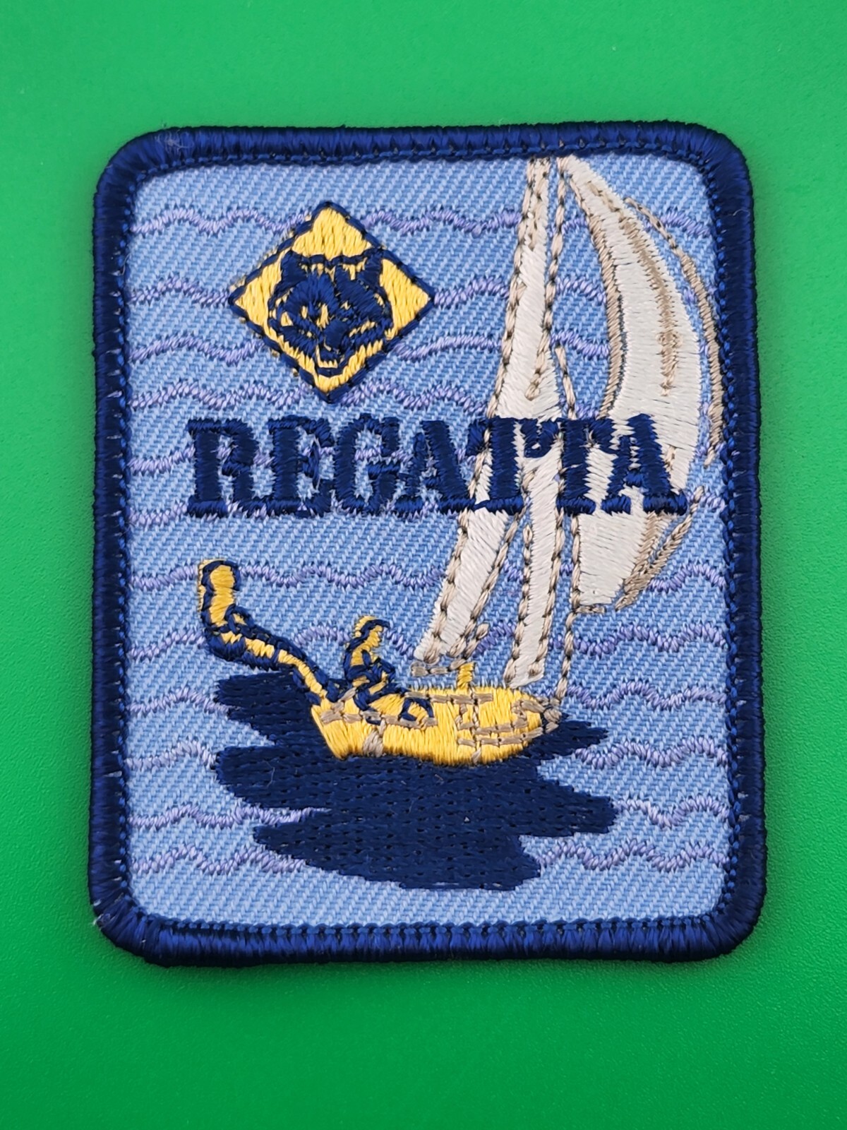 Regatta Cub Scout Sail Boat With Wolf Sail Patch BSA Boy Scouts Of ...