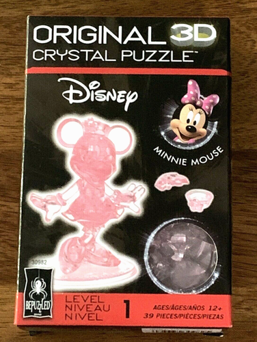Disney Puzzle Minnie Mouse Original 3D Crystal - 39 Pieces #30982 ...