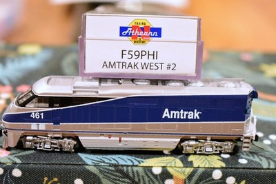 N Scale Athearn 10011 AMTRAK West F59PHI #2 Diesel Locomotive #461 EX ...