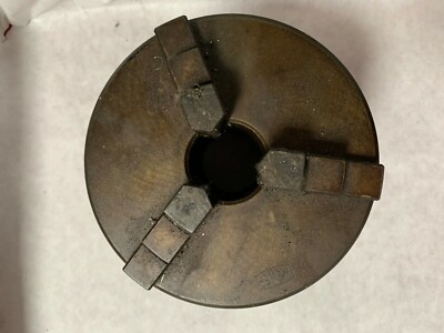3 Jaw Lathe Chuck Weiler Lathe adaptor Heller 5 inch with T wrench ...