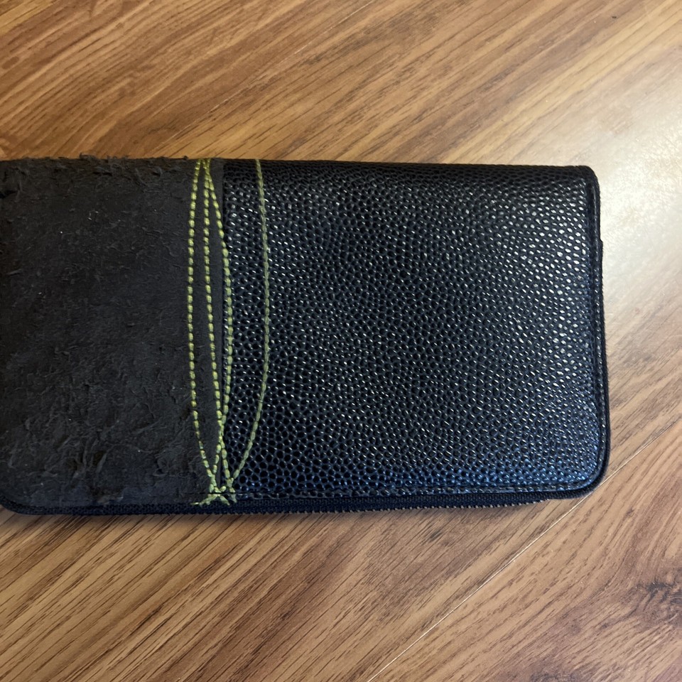 Haiku Crossbody Bag & Wallet By Sharon Eisenhauer Black Leather Floral ...