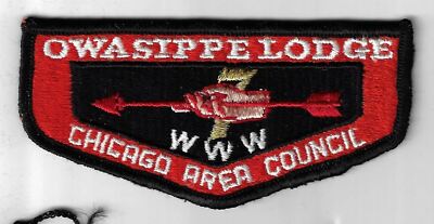 OA 7 Owasippe S3c WWW Flap BLK Bdr. Chicago Area IL | eBay