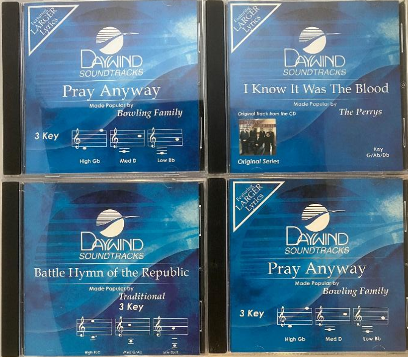 Daywind Accompaniment /Performance Tracks on CDs, 78 Various Artists ...