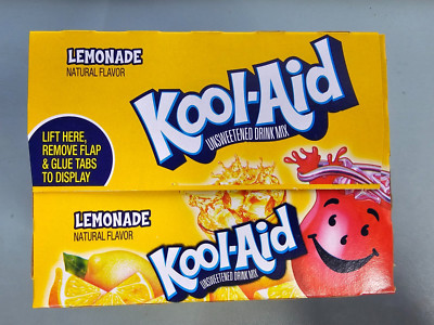 48x Packets Kool-Aid Lemonade Caffeine Free Soft Drink Mix | eBay
