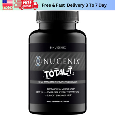 Nugenix Total-T Testosterone Booster for Men 90 Caps | Muscle, Energy ...