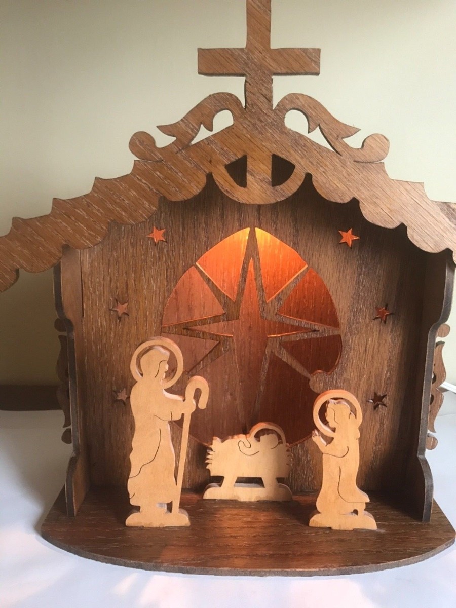 Wooden Outdoor Nativity Scene Patterns