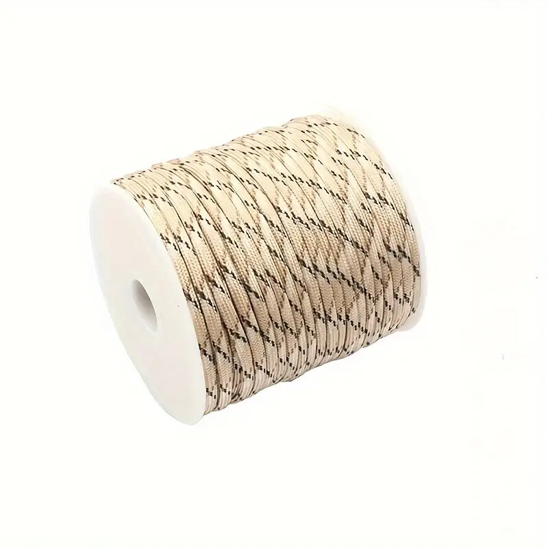 100FT/31M Outdoor Rope 4mm 7 Strand Core Rope Camping Braided Bracelet ...