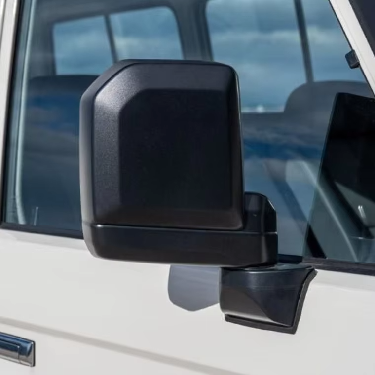 BLACK 2 PCS SIDE MIRROR TOYOTA LAND CRUISER FJ70 PICK UP 2024- | eBay UK
