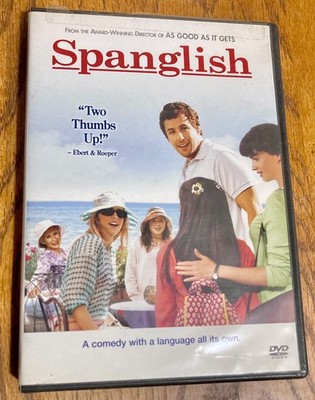 Spanglish (DVD, 2004) Adam Sandler Tea Leoni Cloris Leachman like new ...