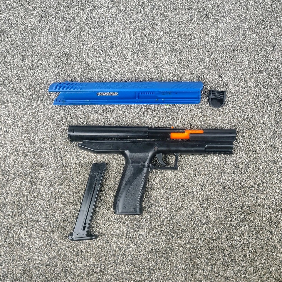 WORKING Paintball Marker/Gun .50 Cal Pistol Z100 JT Splatmaster Spring ...