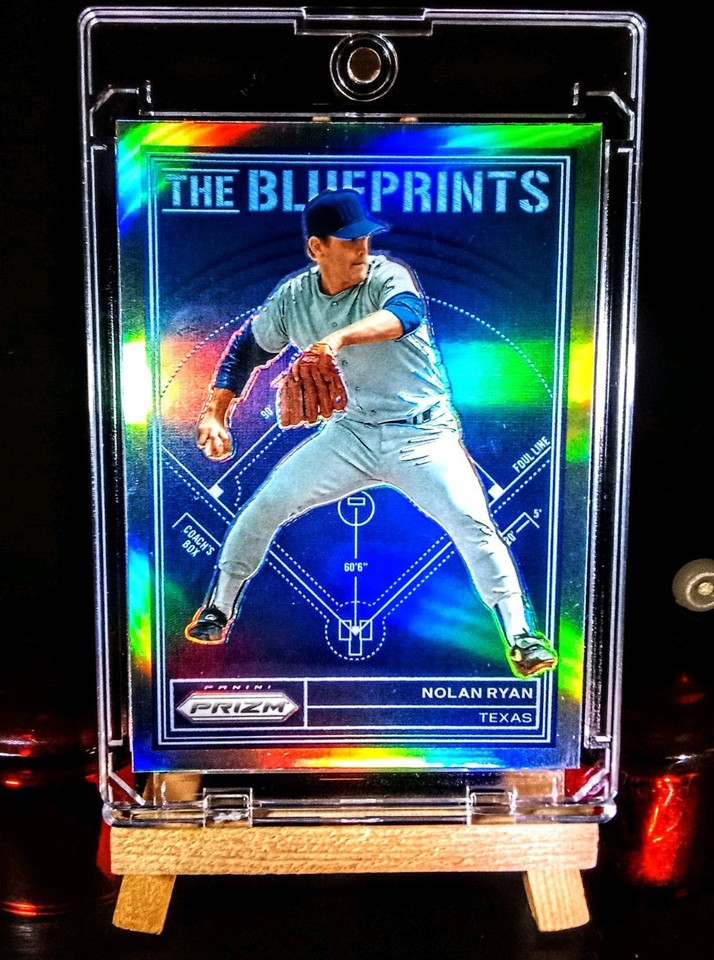 Nolan Ryan 2023 Panini Prizm TB-9 Rangers The Blueprints Silver Prizm ...